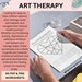 Art Therapy Worksheets for Mental Health, Self-esteem, Anxiety, Stress ...