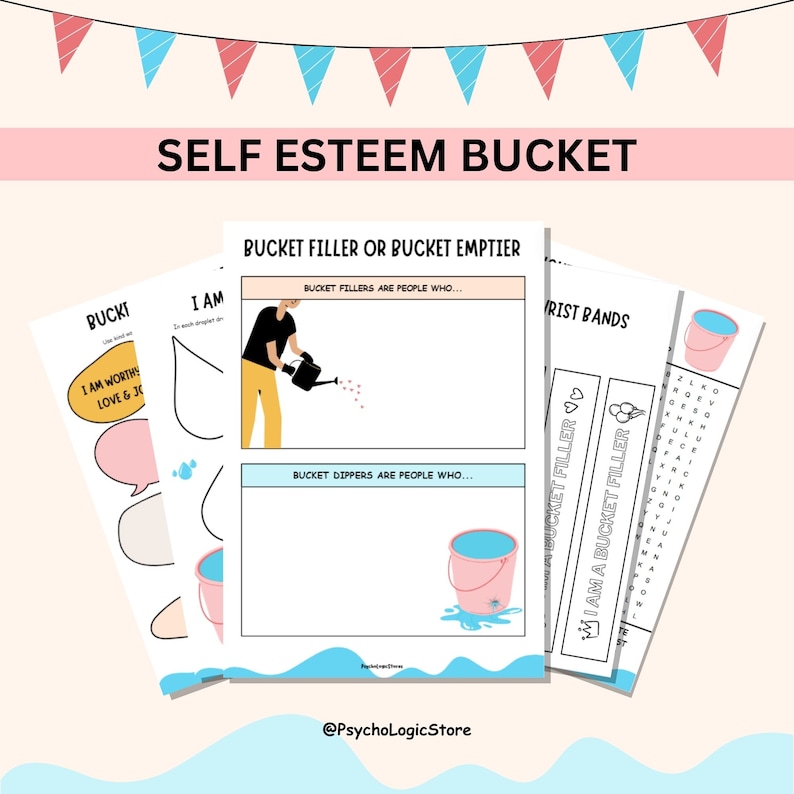 Self-esteem Kids Worksheets Bucket Filler Classroom Management School ...