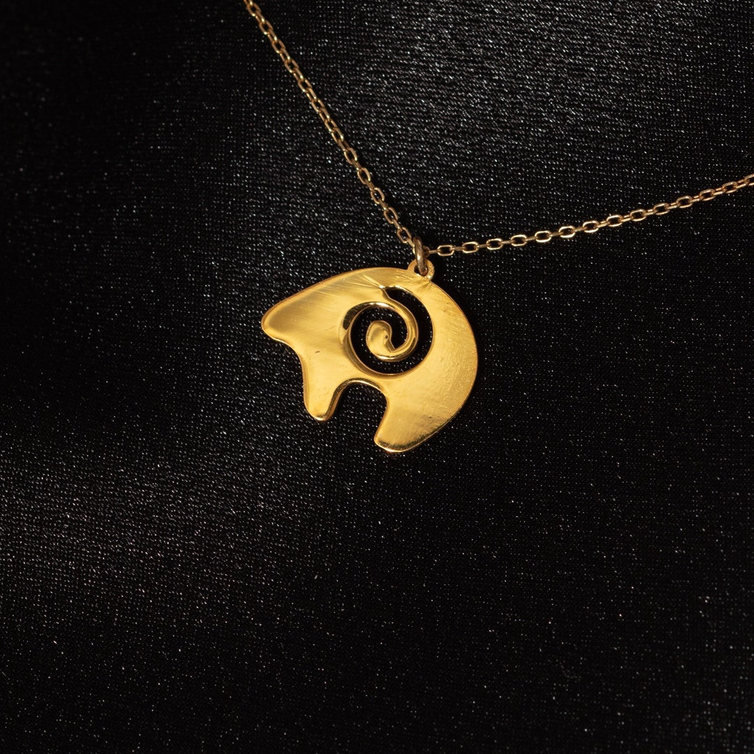 Invincible Spirit: Indian Bear Symbol Necklace Indian - Etsy
