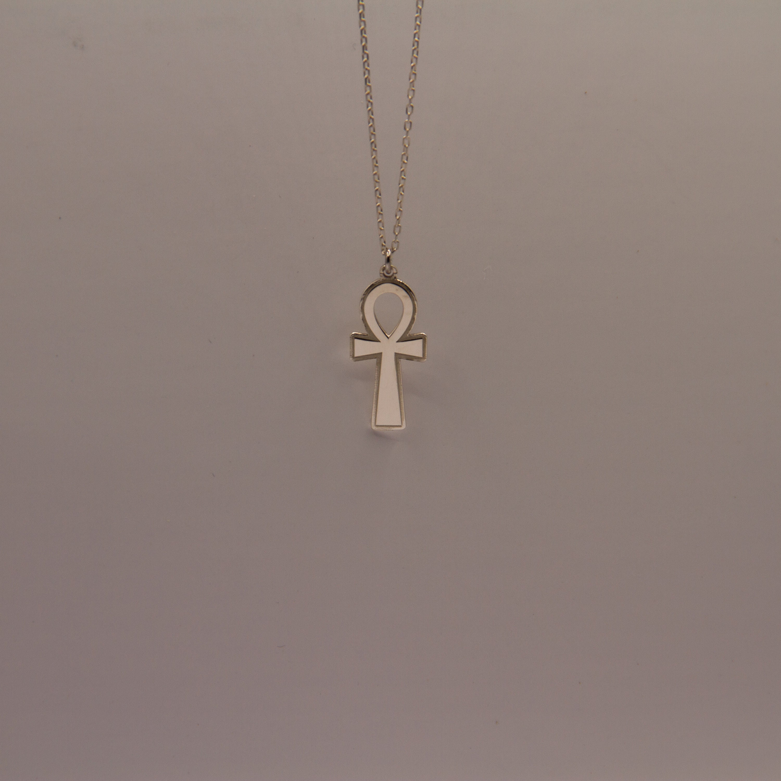 Ankh Pendant Necklace Symbol of Life and Rebirth, Sterling Silver ...