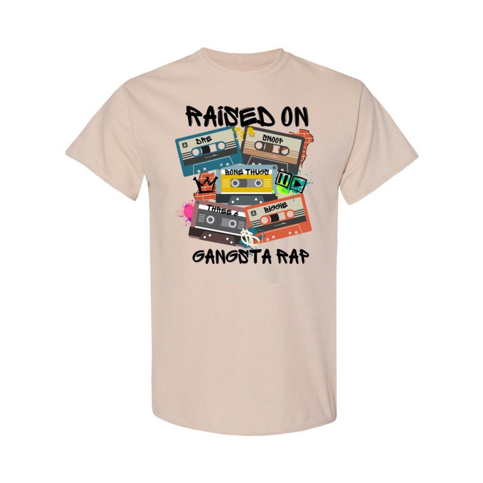 Raised on Gangsta Rap, 90s Rap Tshirt, Tupac Shirt, 90s Nostalgia ...