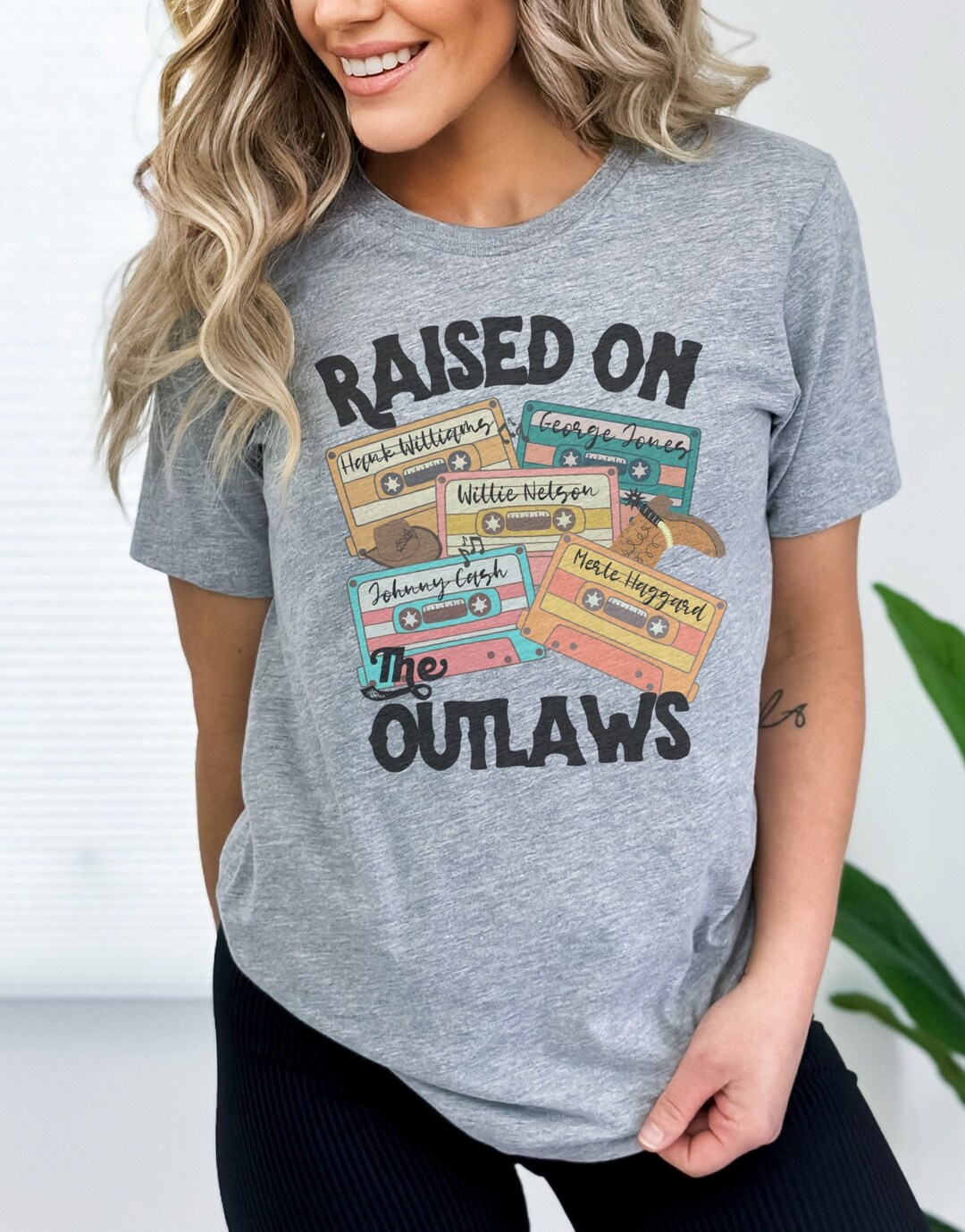 Raised on the Outlaws, Country Legends Shirt, Outlaw Country, George ...