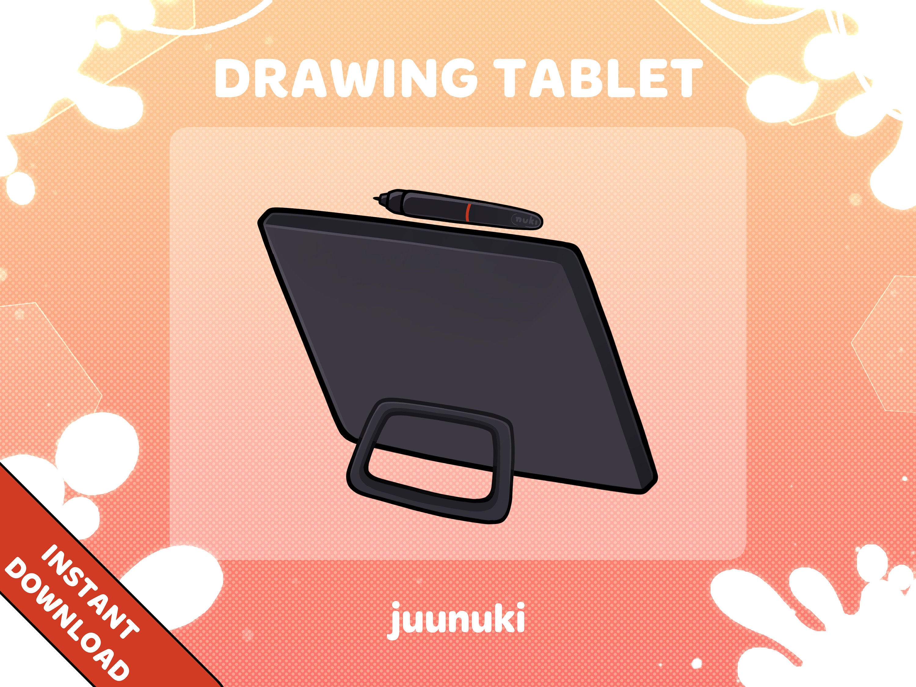 DRAWING TABLET Asset | Drawing Tablet Twitch Overlay | Vtuber ...