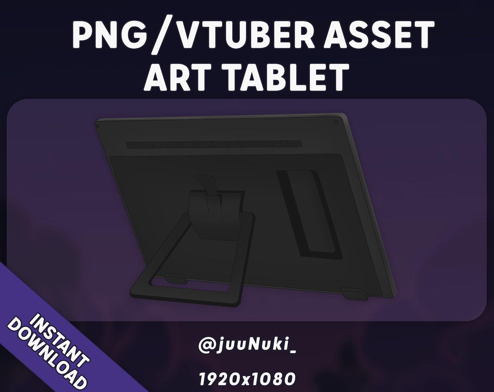 Drawing Tablet Asset Art Tablet Twitch Overlay Vtuber Pngtuber Discord Emote Stream Obs Chat