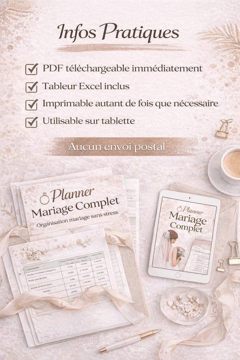 Complete Printable Wedding Planner – Stress-free Wedding Planning ...