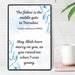 Father Islamic Gift for Eid Muslim Dad Gift Printable Hadith and Quran ...