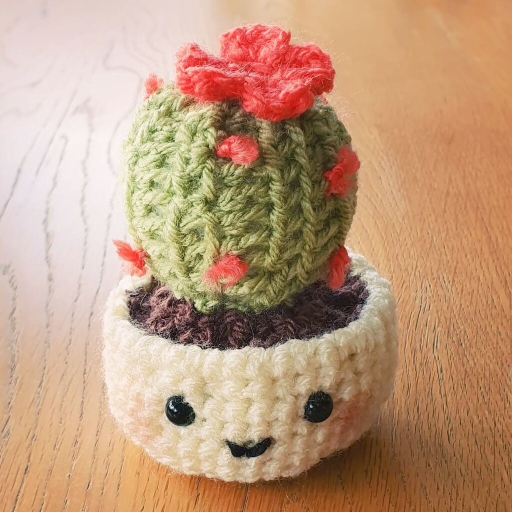 Amigurumi Crochet Barrel Cactus - Etsy UK