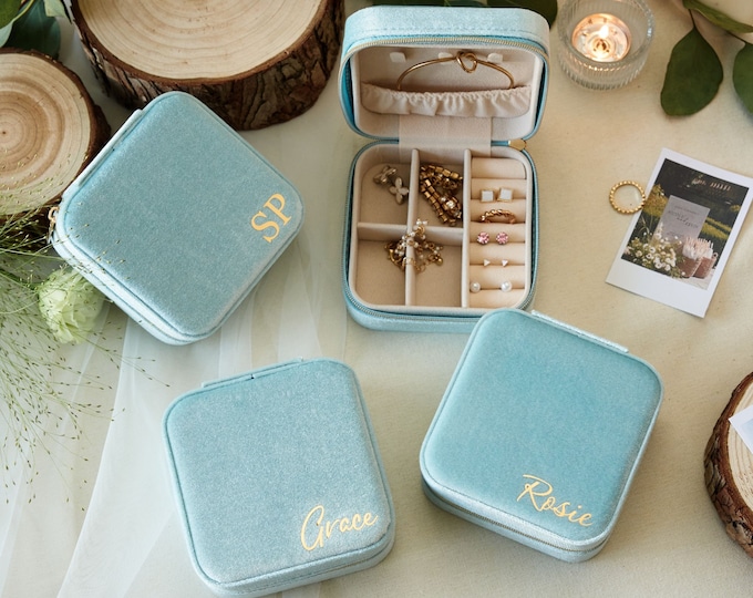 Custom Jewellery Box, Personalised Jewellery Boxes, Travel Jewellery ...