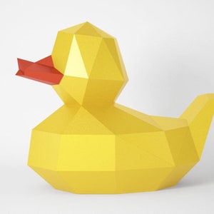 Duck Paper Craft PDF - Etsy