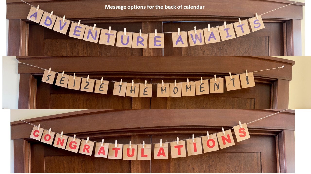 High School Graduation Countdown Calendar - Etsy