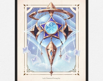 Genshin Impact Layla 11x17 Poster Print - Etsy