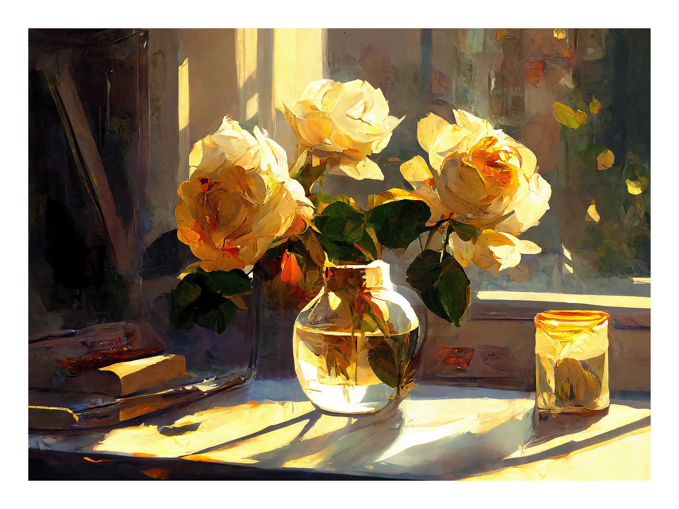 Ephemeral Bloom: Printable Flowers Painting Digital Download New ...