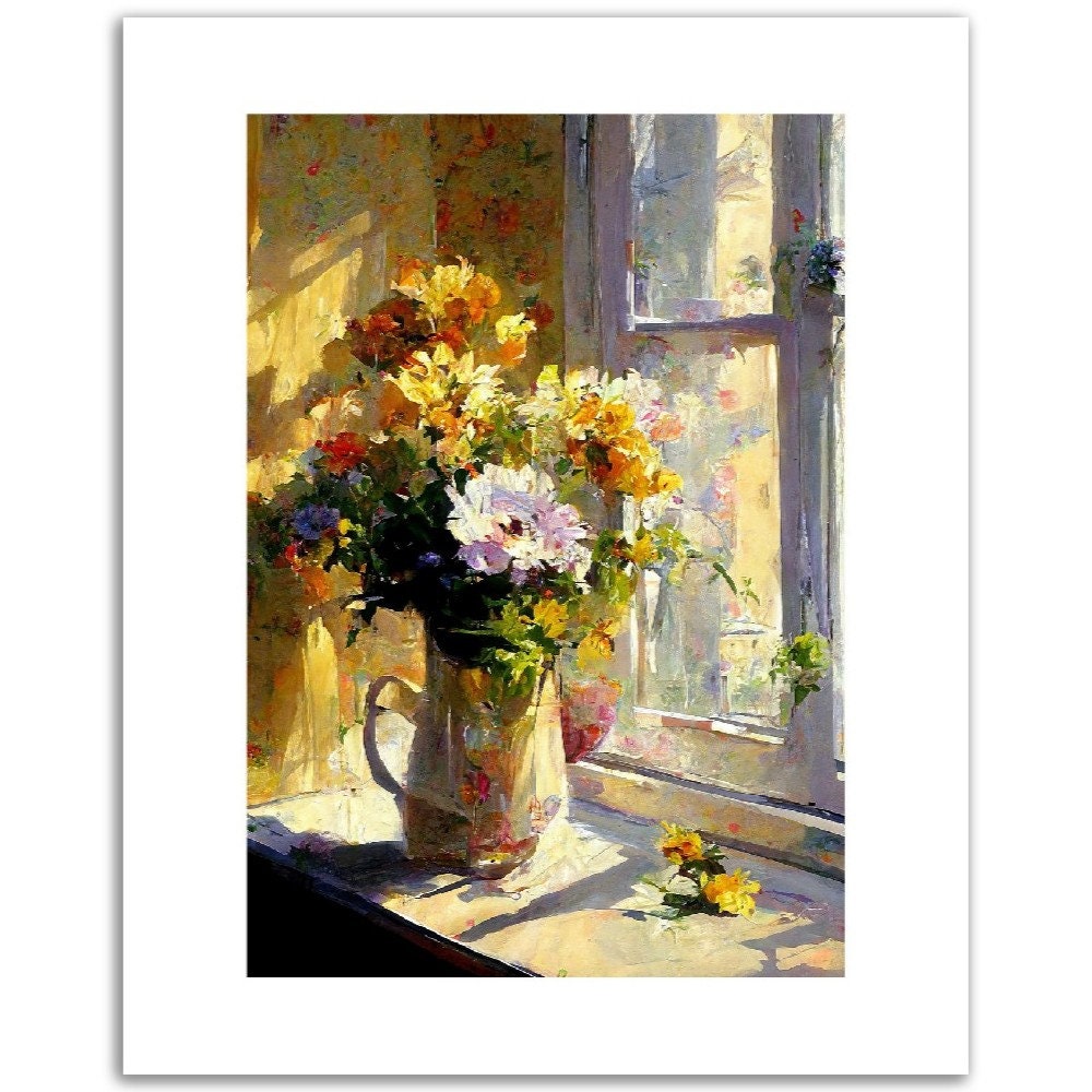The Secret Language of Flowers Fine Art Print Impressionistic New and ...