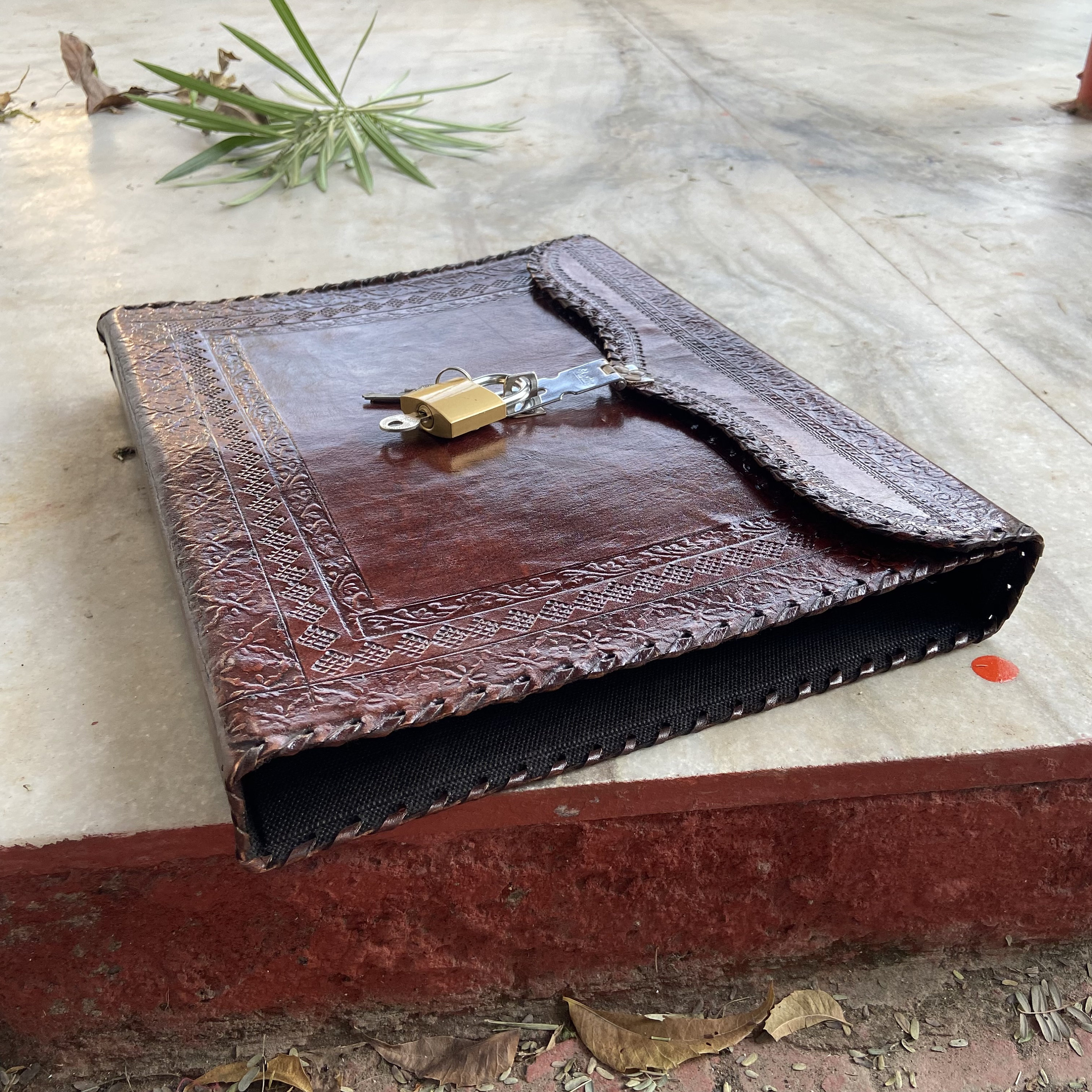 Leather 2/3/4 Ring Binder, Leather Grimoire Binder, Leather Binder ...