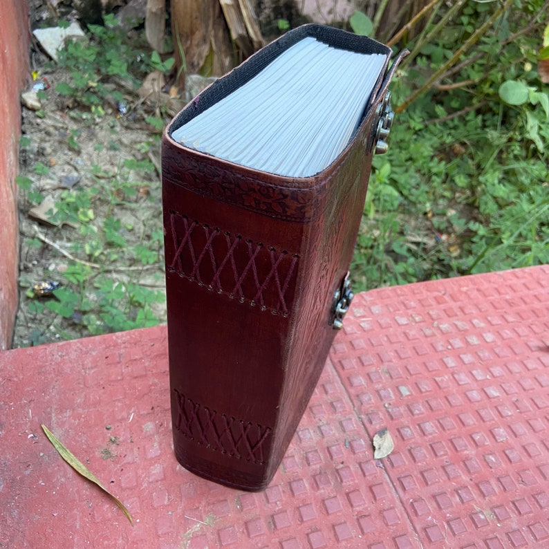 Tree of Life Journal, Grimoire Journal, Leather Personalized Journal ...