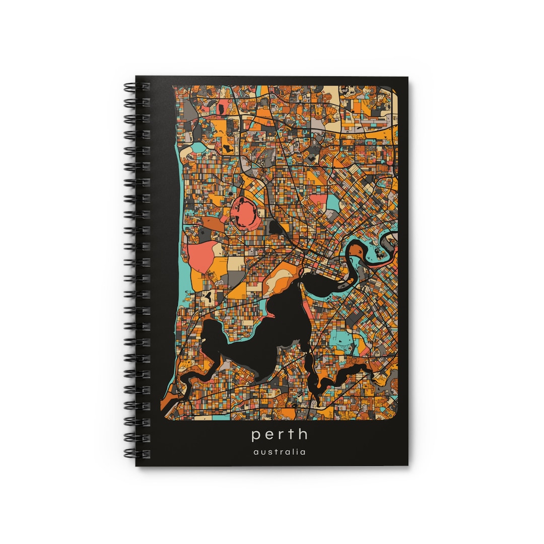 Perth, Australia Notebook, Writing Journal, Book Notes, Diary, Book ...