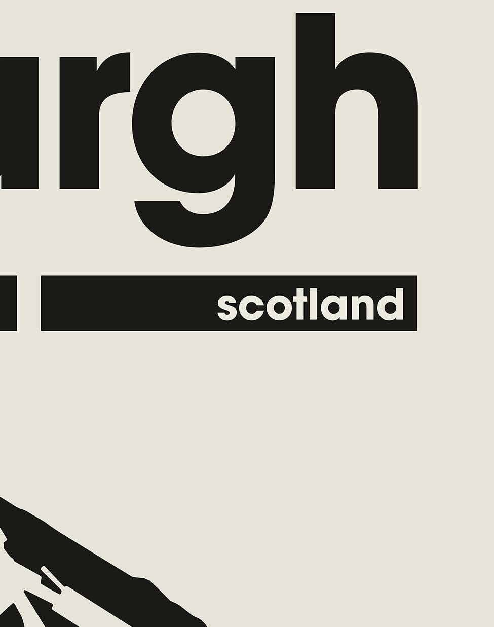 Edinburgh City Map Scotland City Map Minimalist City Map - Etsy