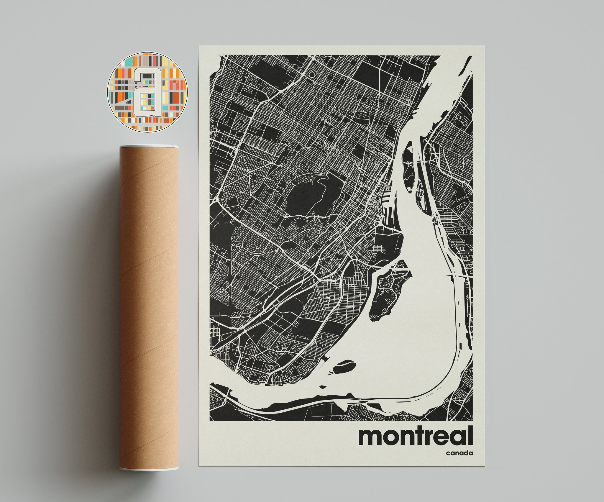 Mapa de la ciudad de Montreal, Mapa de la ciudad de Canadá, Mapa de la ...