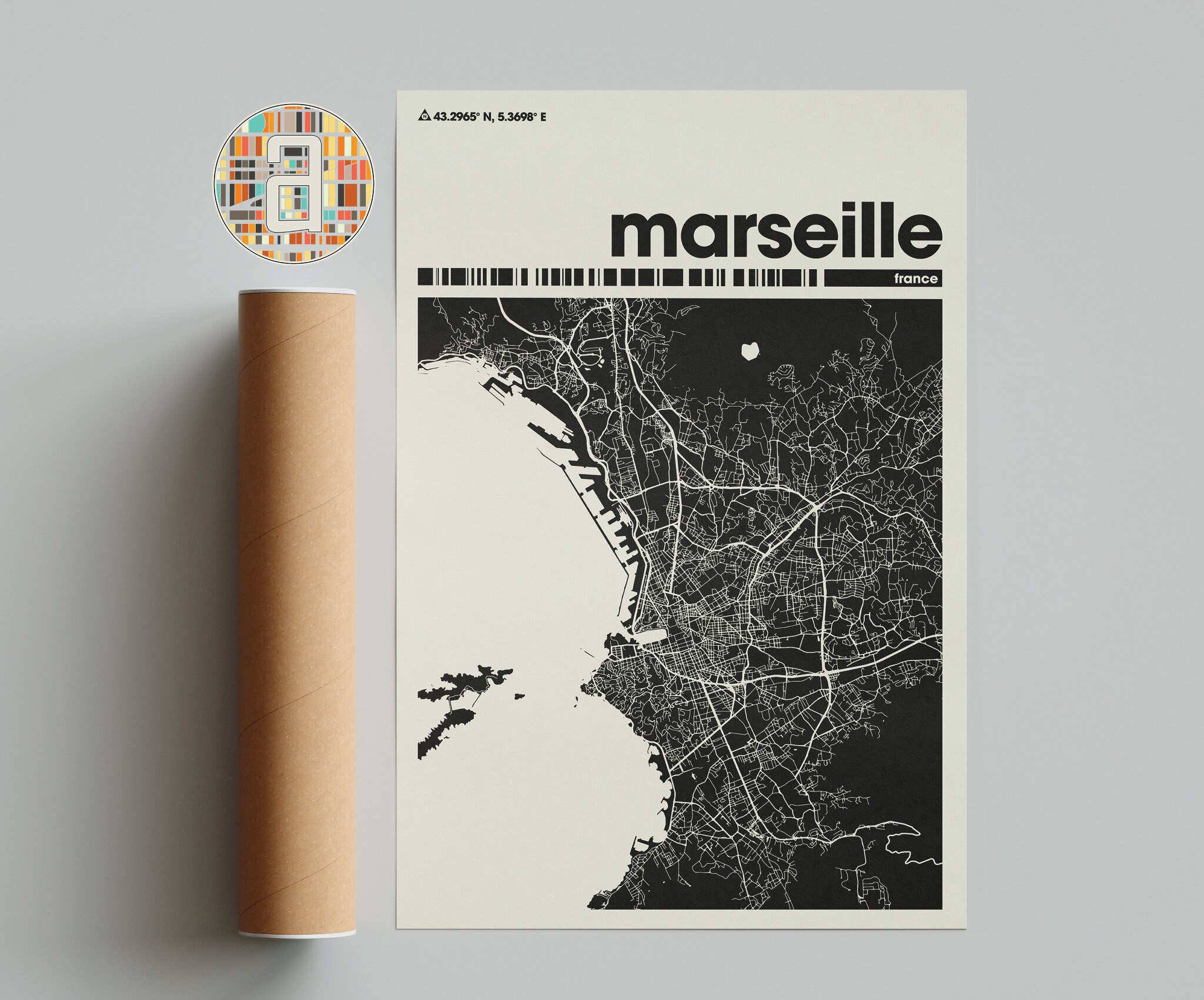 Mapa de la ciudad de Marsella, Mapa de la ciudad de Francia, Mapa de la ...