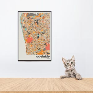 Adelaide City Map Digital Download Printable Australia Street Map ...