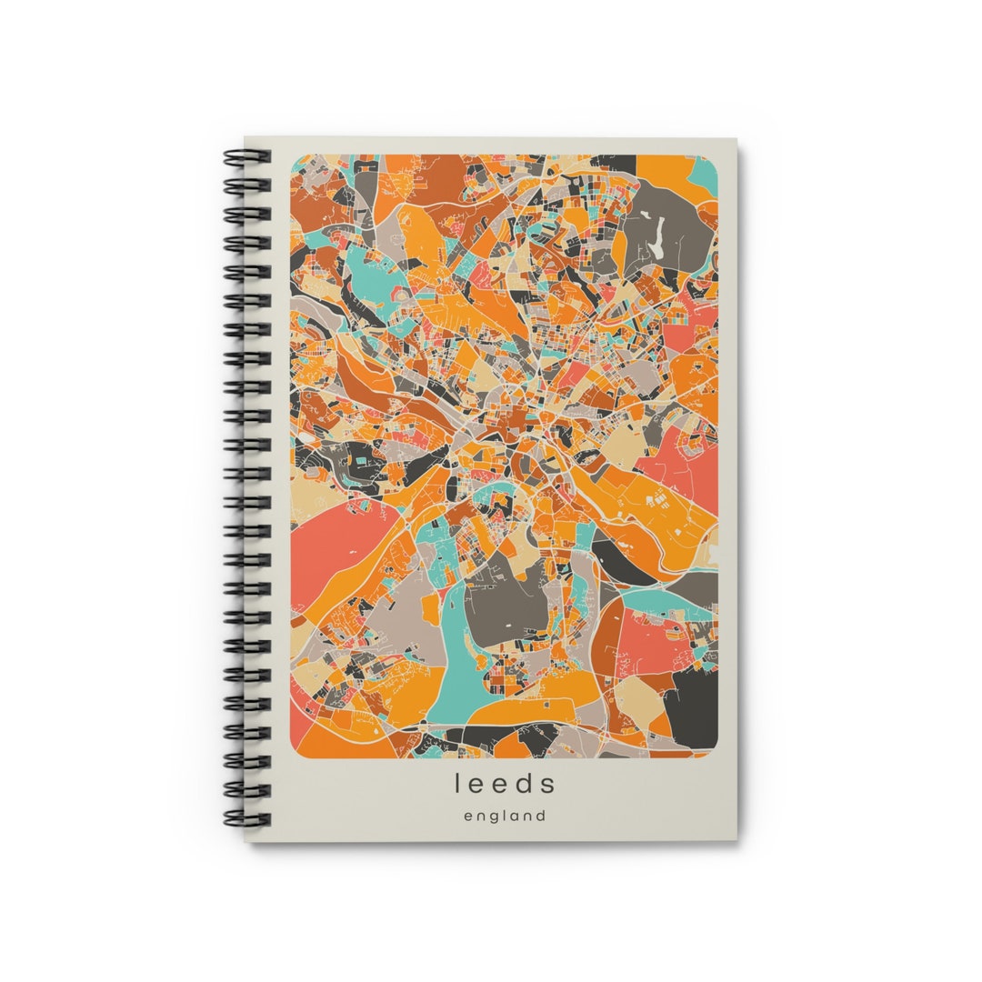 Leeds, Leeds Journal, England Notebook, Personalized Notebook, Custom ...