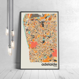 Adelaide City Map Digital Download Printable Australia Street Map ...