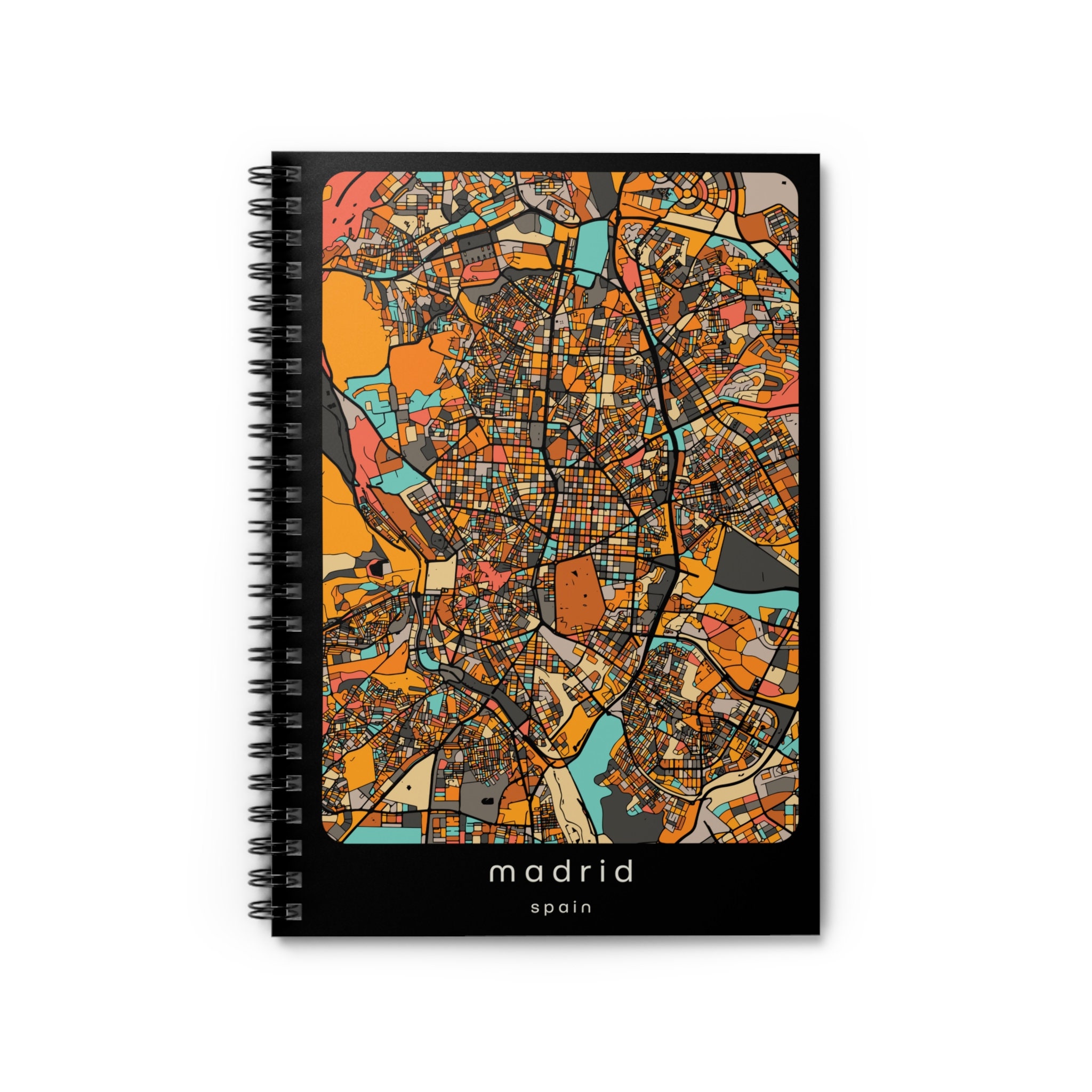 Madrid, Spain Notebook, Writing Journal, Book Notes, Diary, Book Lover ...