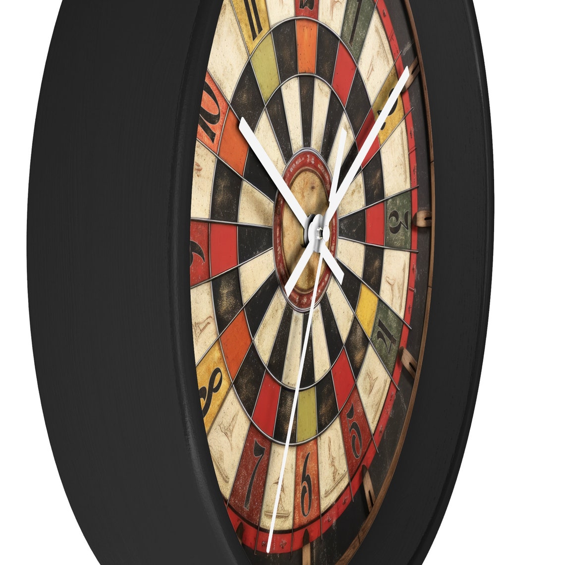 Retro Dartboard Clock, Dart Gifts, Bar Gifts, Dart Board, Gifts for Him ...