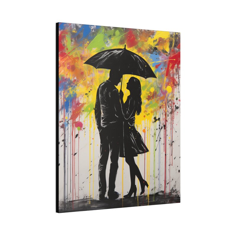 Romantic Love Canvas, Valentines Day Gift, Wall Canvas, Romantic Art ...