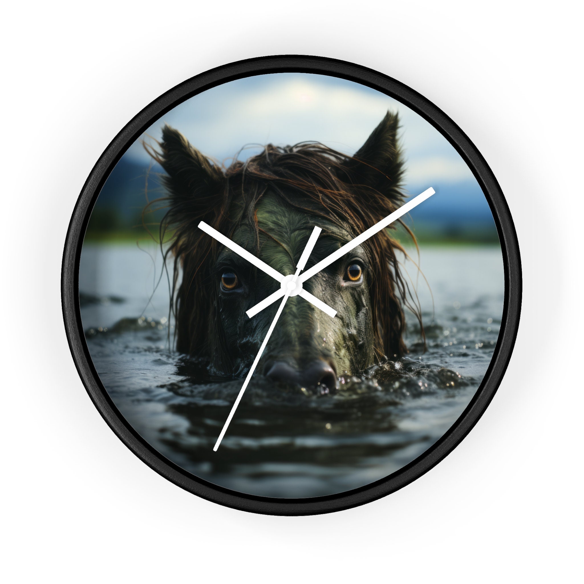 Kelpie Inspired Horror Clock, Horror Home Decor, Murderous Horse Gift ...