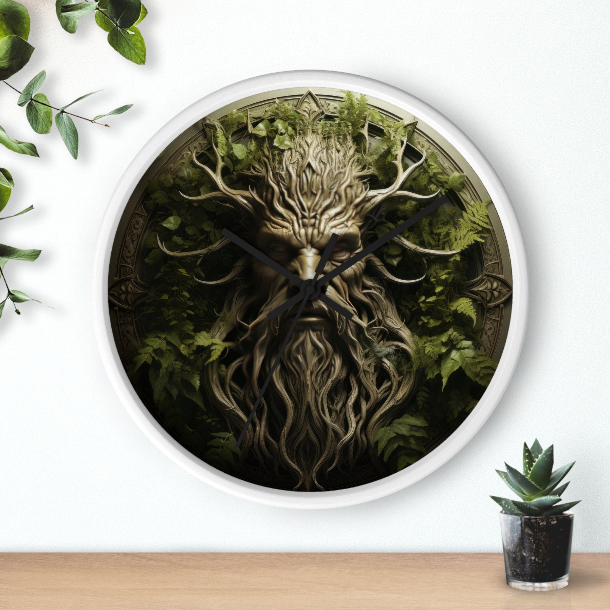 Leshy Inspired Horror Clock Horror Home Decor Murderous - Etsy