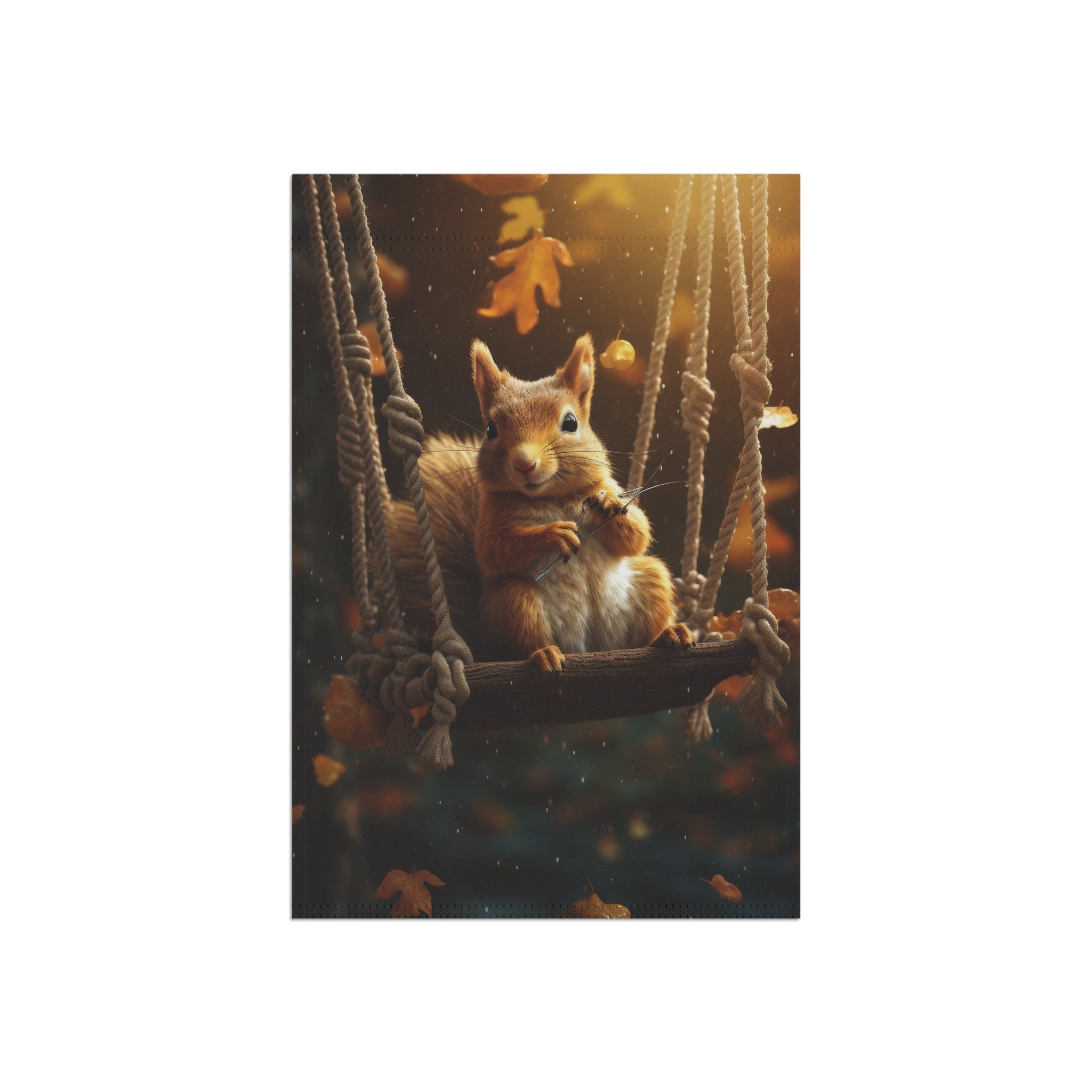 Dreams of a Squirrels Garden Banner, Garden Banner, Garden Gift, Yard ...