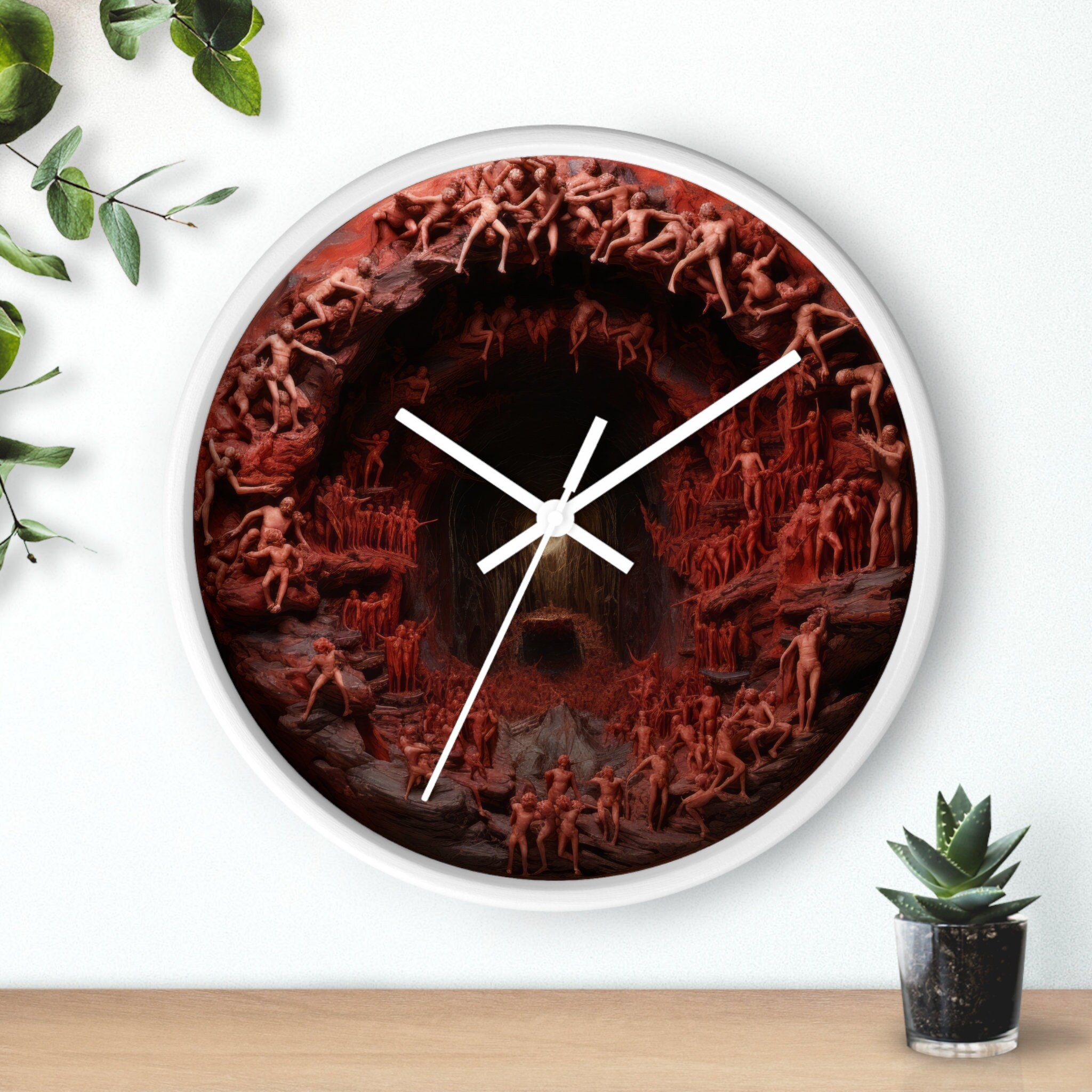 Dante's Inferno Horror Clock Hell Home Decor Classic - Etsy