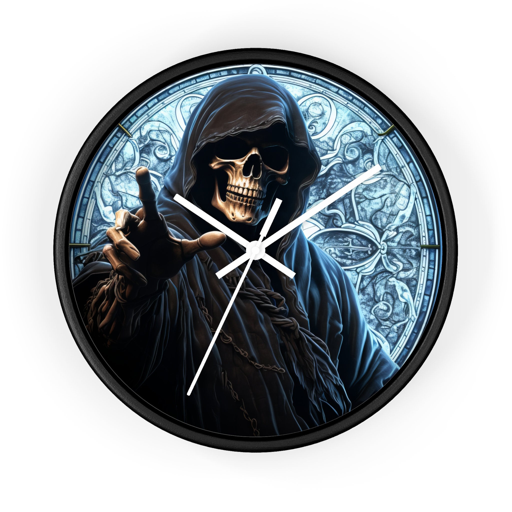 Grim Reaper Horror Clock Death Home Decor Classichorror - Etsy