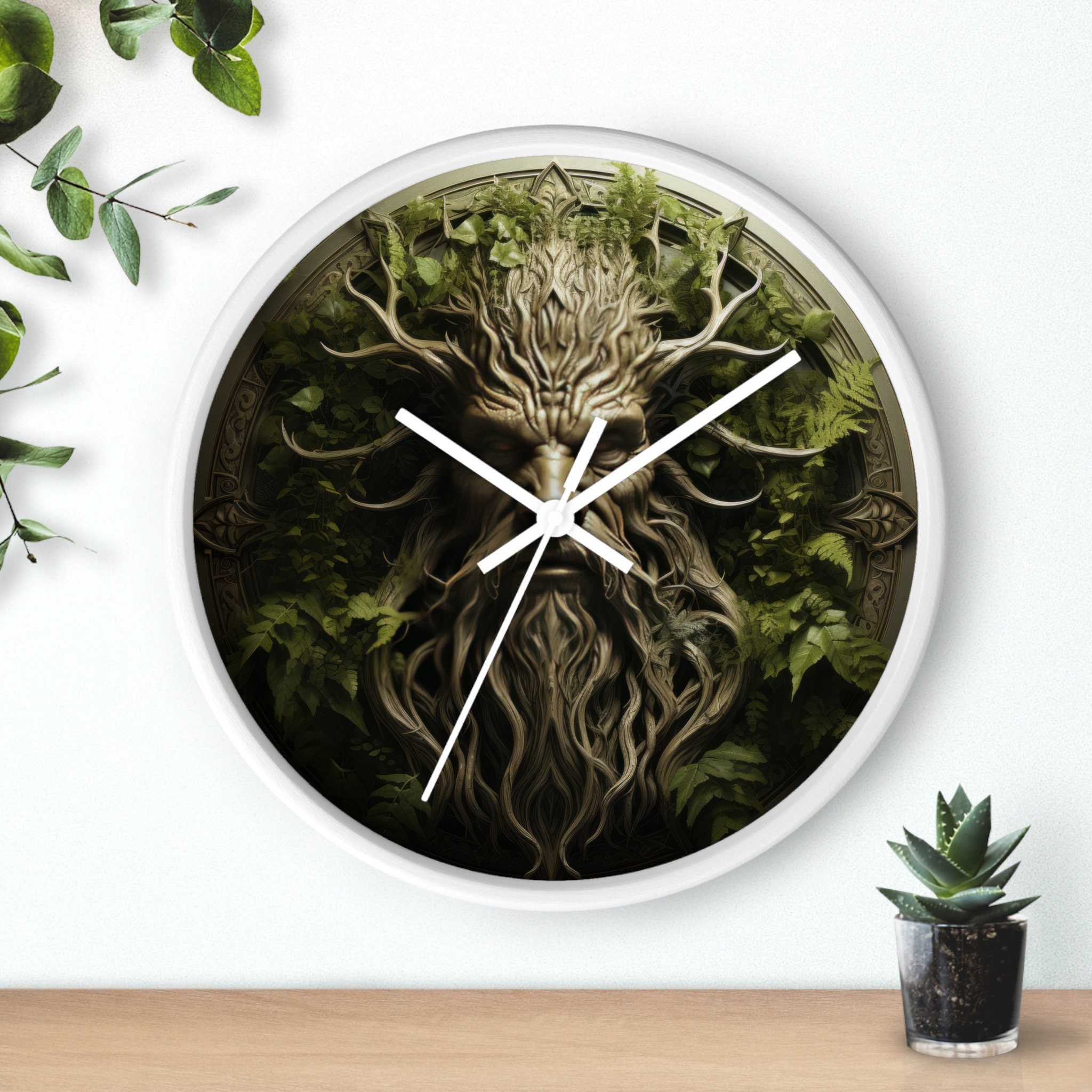 Leshy Inspired Horror Clock Horror Home Decor Murderous - Etsy