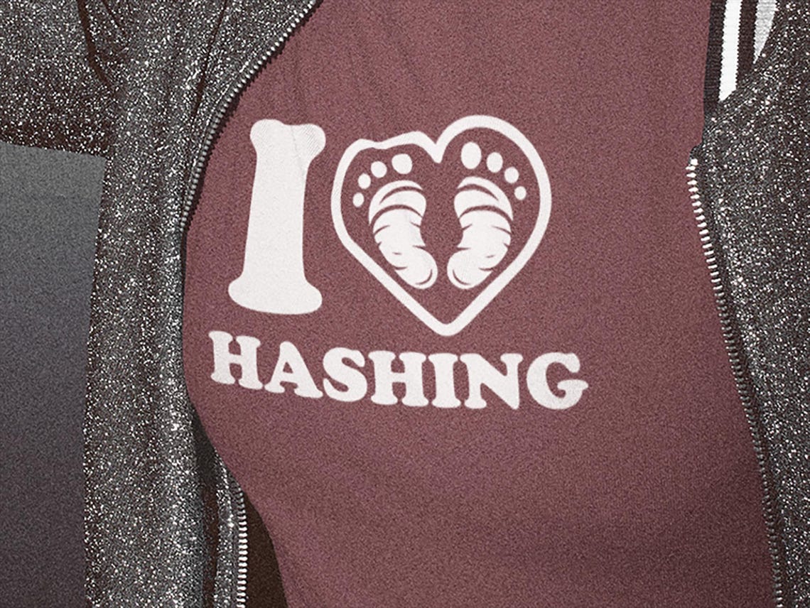 I Love Hashing Barefoot on on Shirt, Hash House Harriers, Running Club ...