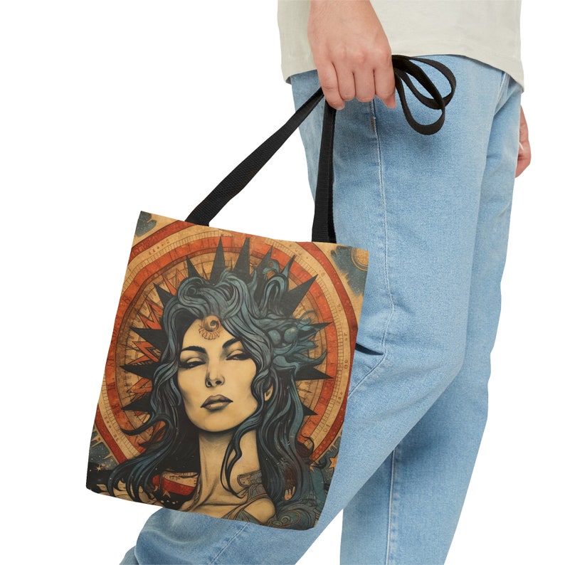 Aquarius Tarot Inspired Zodiac Tote Bags Aquarius Gift - Etsy