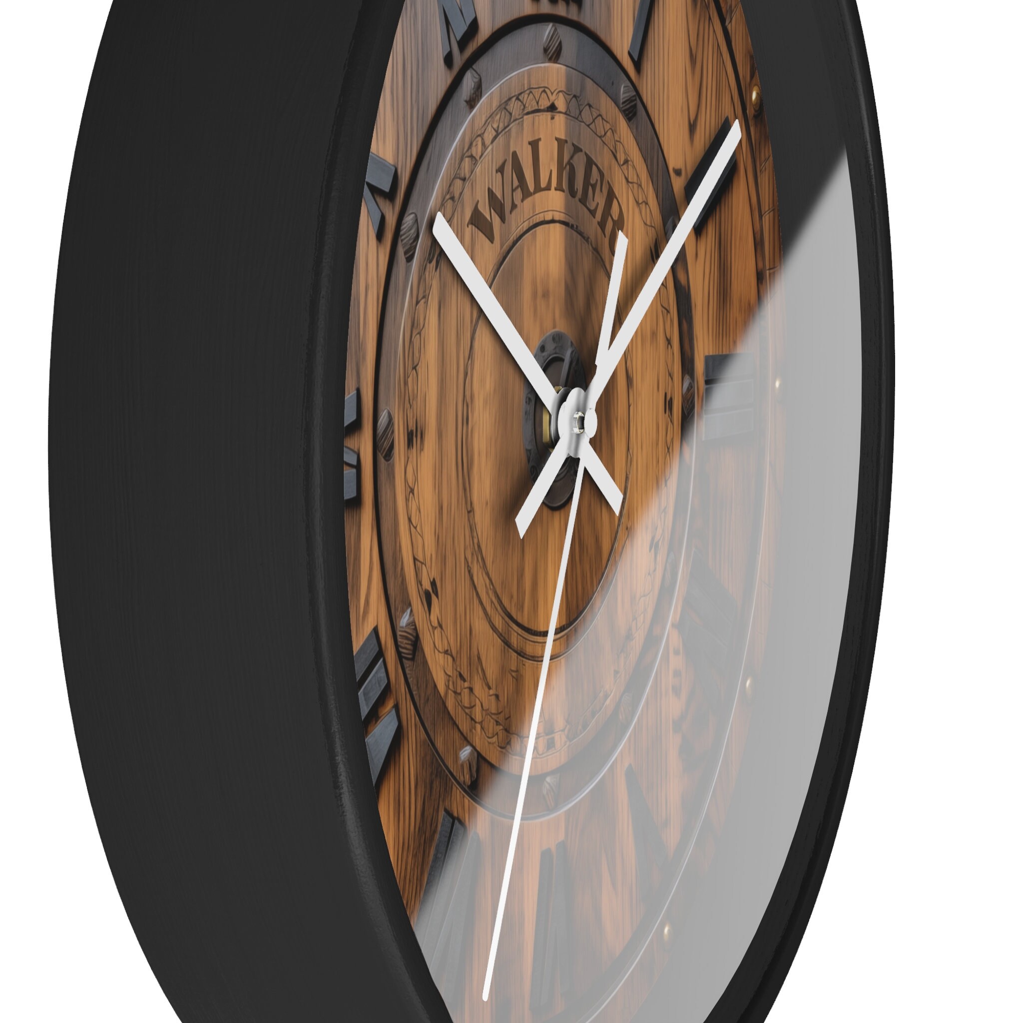 Whiskey Barrel Wall Clock, Gift for Him, Whiskey, Barrel, Drinkers ...