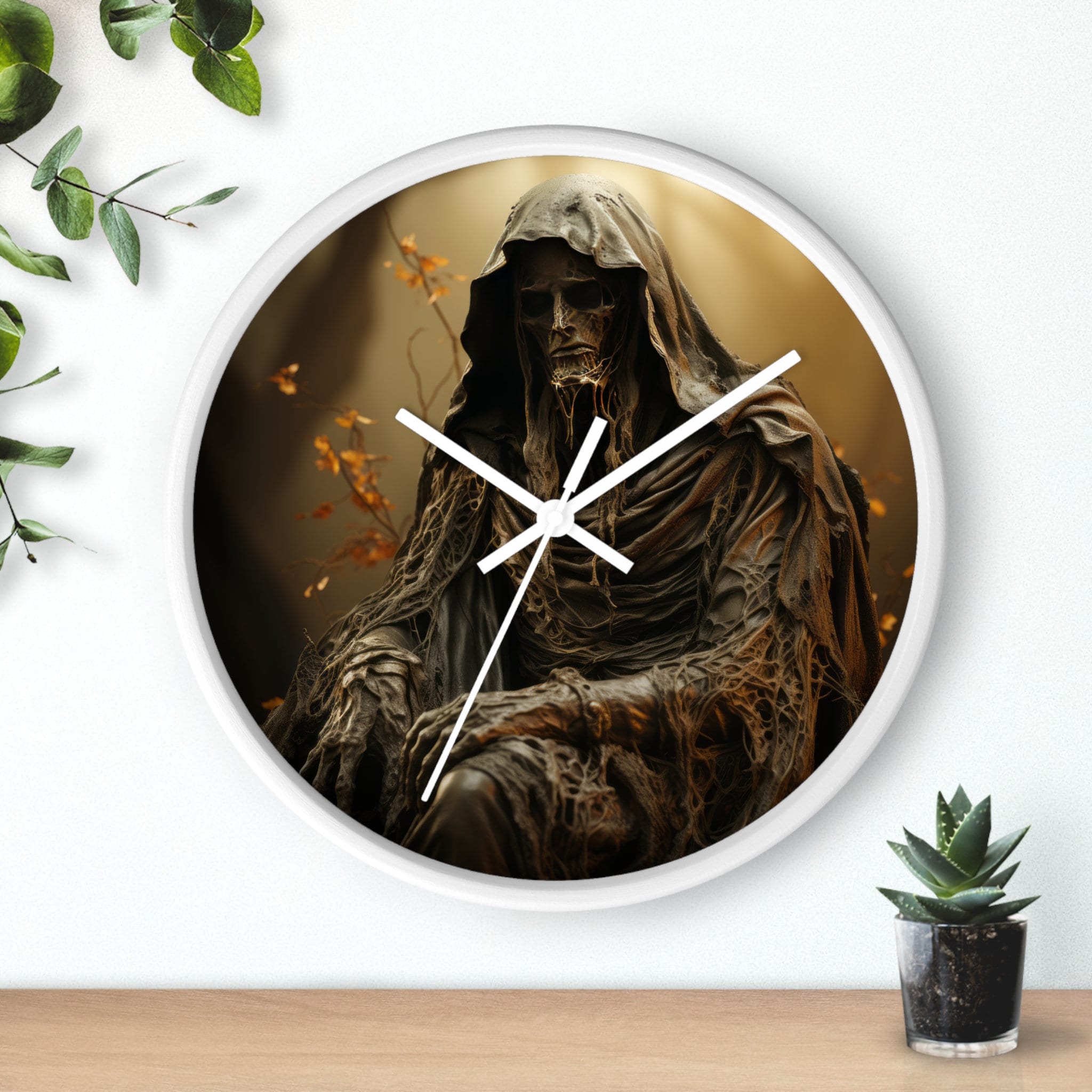 Ankou Inspired Horror Clock Horror Home Decor Horror Legend - Etsy