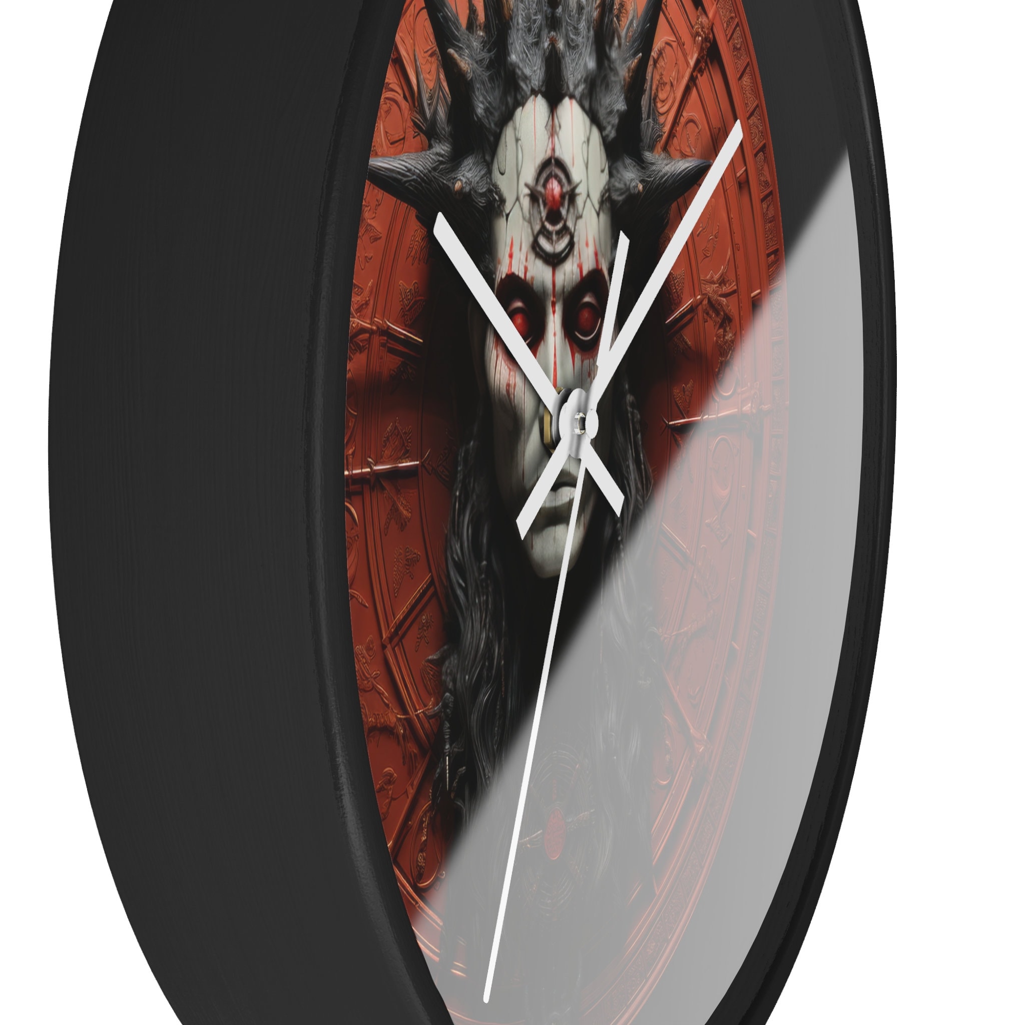 Pazuzu Inspired Horror Clock Horror Home Decor Murderous - Etsy