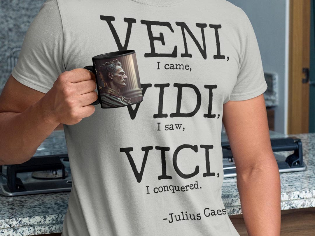 Julius Caesar Quote, I Came I Saw I Conquered, Veni Vidi Vici, Quote ...