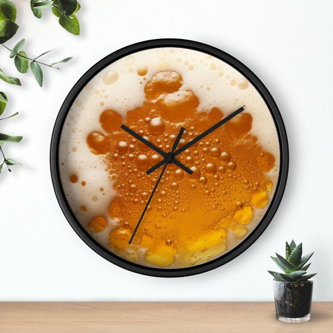 Beer Clock, Wall Clocks, Beer, Drinking Clock, Beer Foam, Pub Clock ...