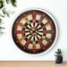 Retro Dartboard Clock, Dart Gifts, Bar Gifts, Dart Board, Gifts for Him ...