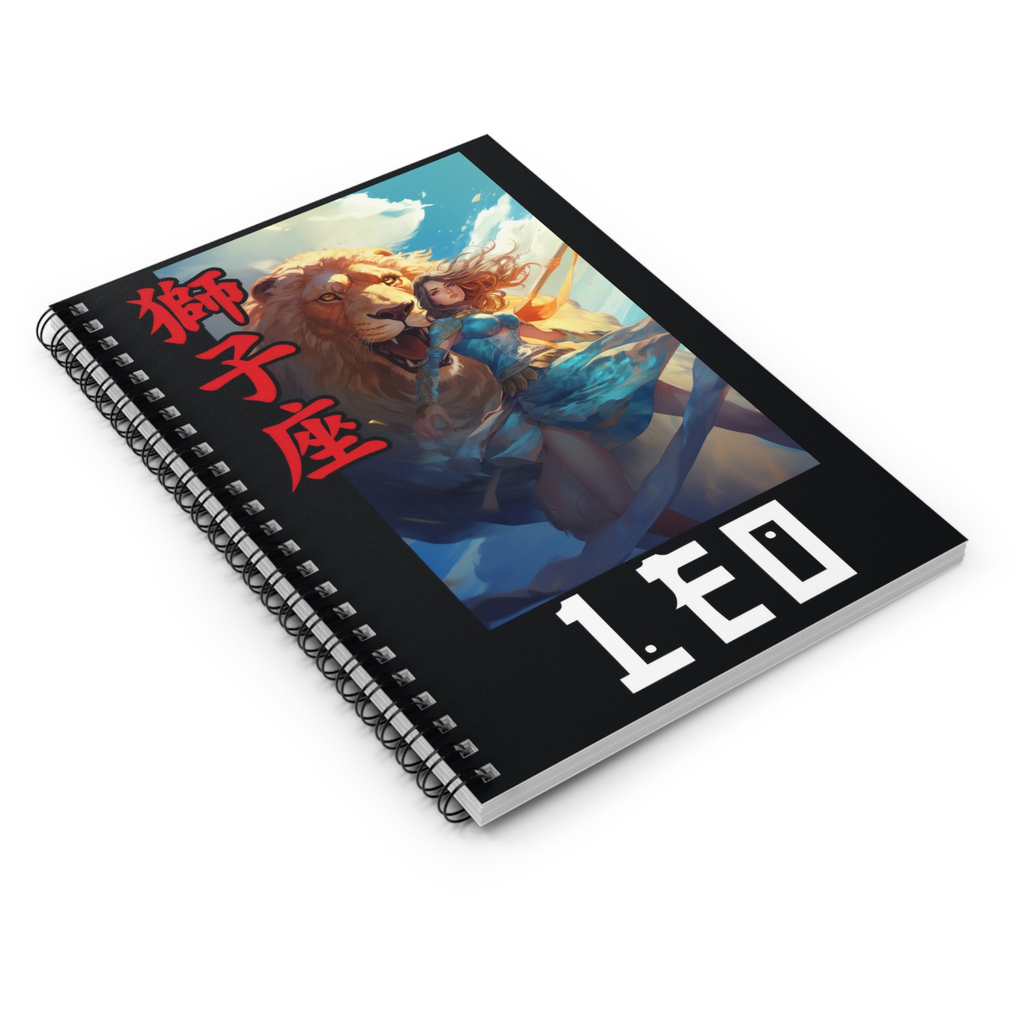 Leo Manga Inspired Notebook, Leo Notebook, Manga Notebook, Zodiac ...