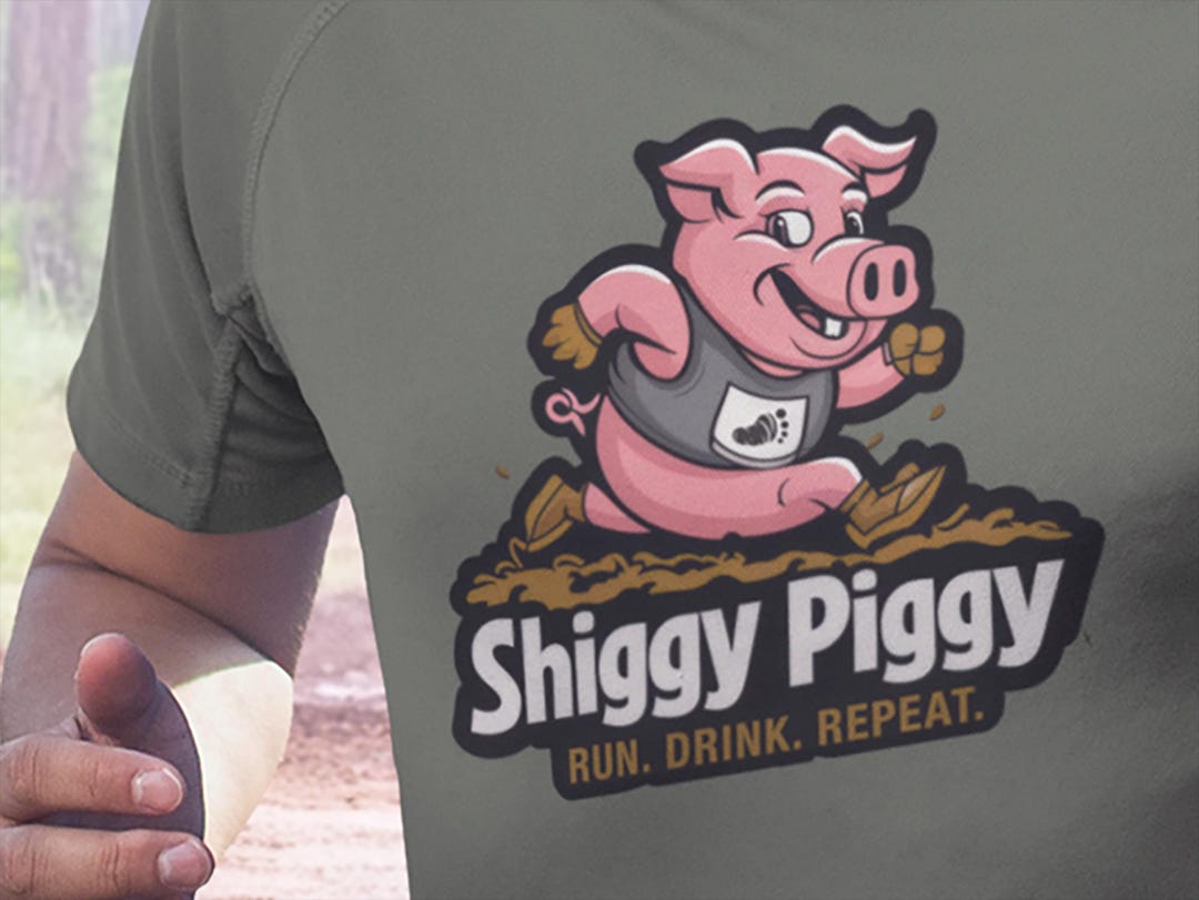 Shiggy Piggy Shirt, Hash House Harriers, Running Club, Drinking Club ...