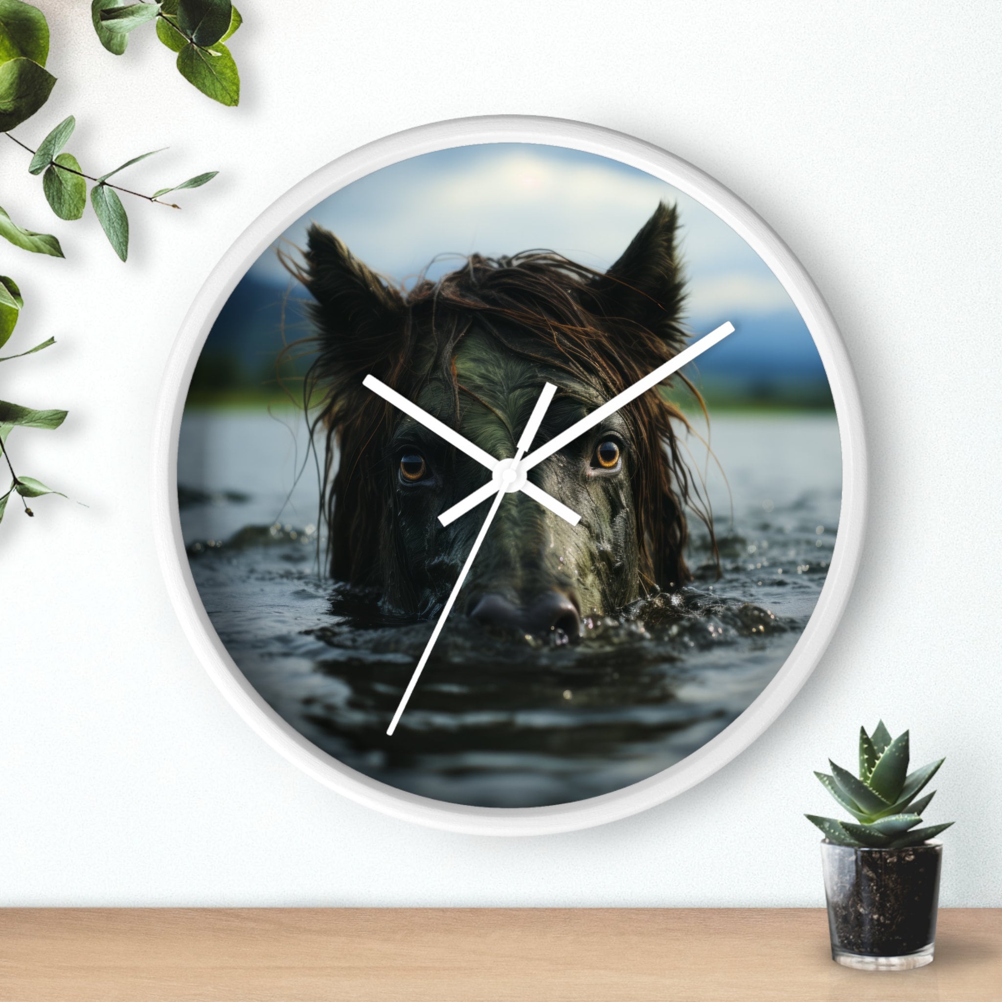 Kelpie Inspired Horror Clock, Horror Home Decor, Murderous Horse Gift ...