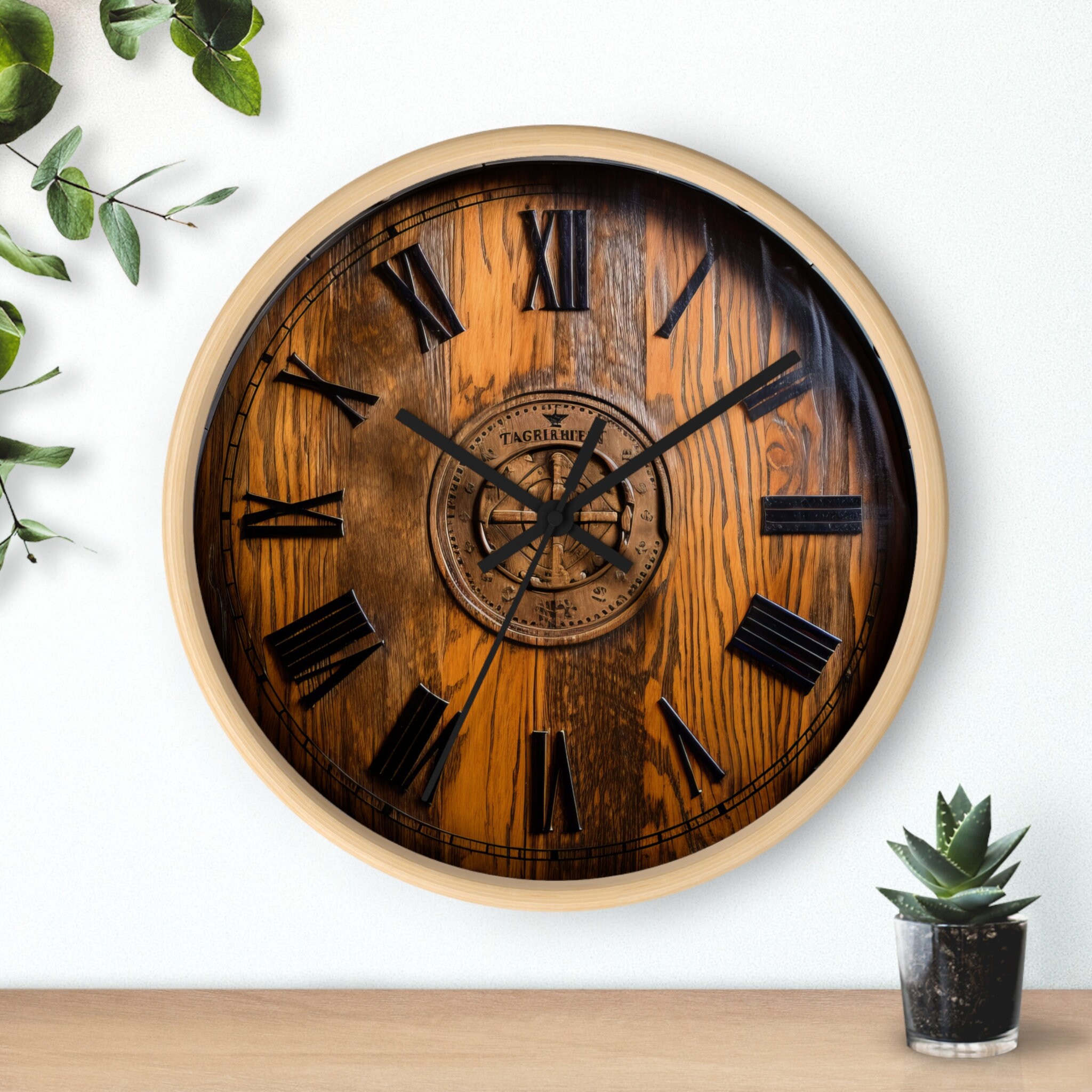 Whiskey Barrel Wall Clock, Gift for Him, Whiskey, Johnnie Walker Barrel ...