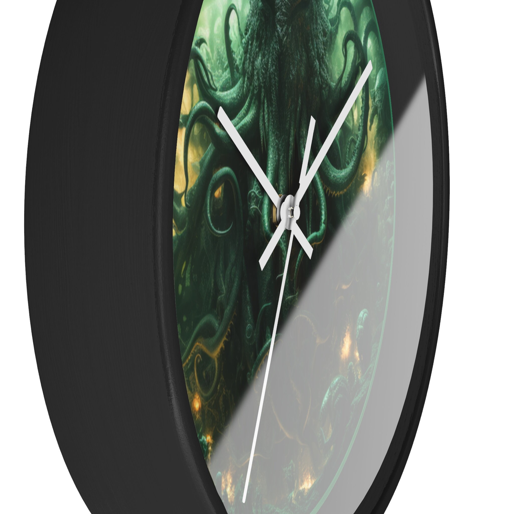 Cthulhu Inspired Horror Clock Lovecraftian Home Decor - Etsy