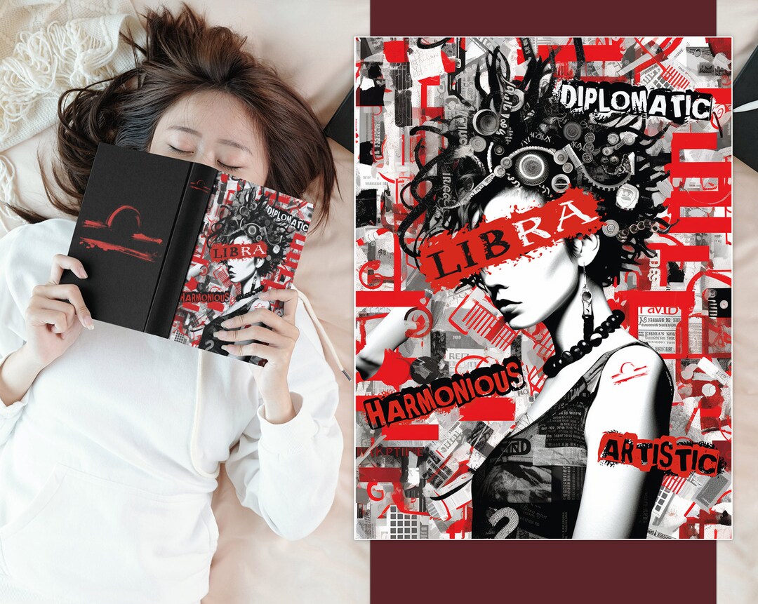 Libra Punk Rock Journal Libra Journal Punk Rock Journal - Etsy