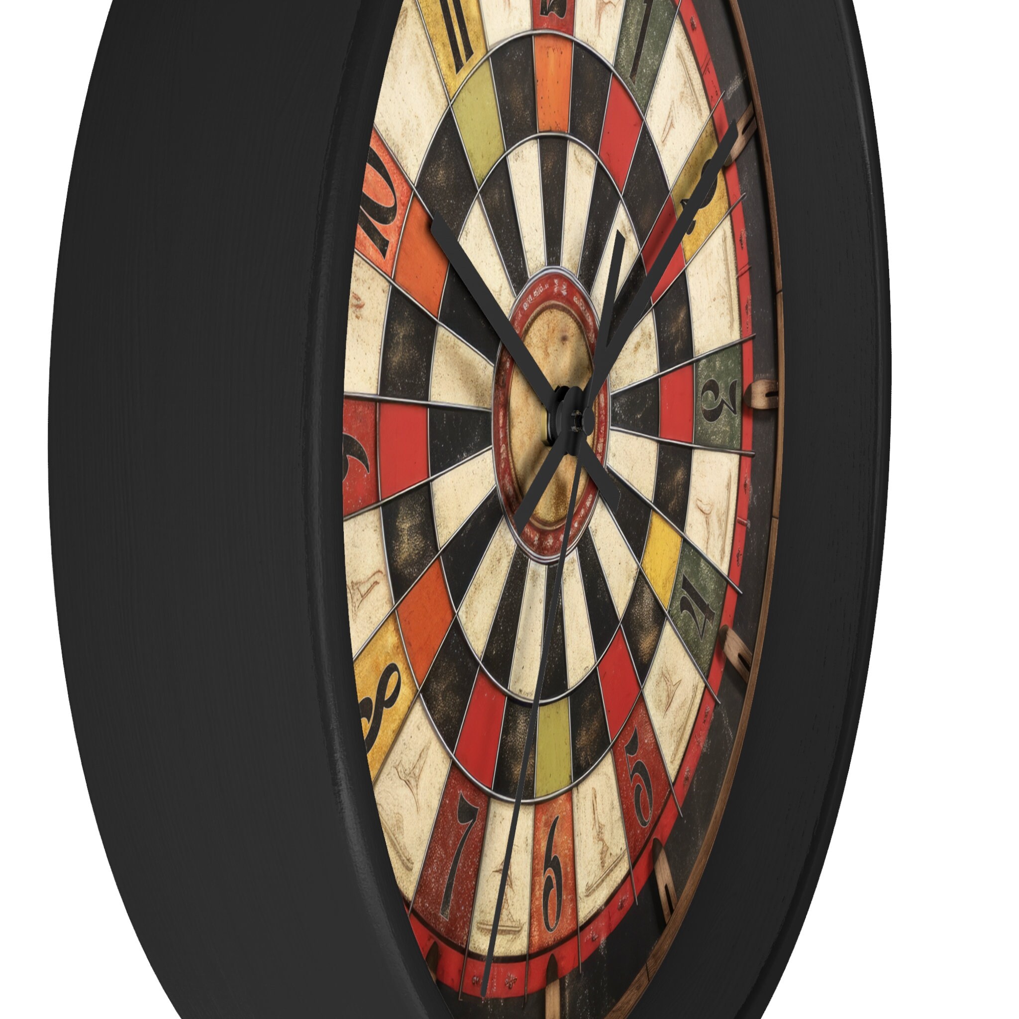 Retro Dartboard Clock, Dart Gifts, Bar Gifts, Dart Board, Gifts for Him ...